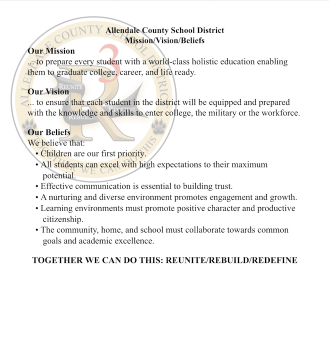 Documents | Allendale County Schools