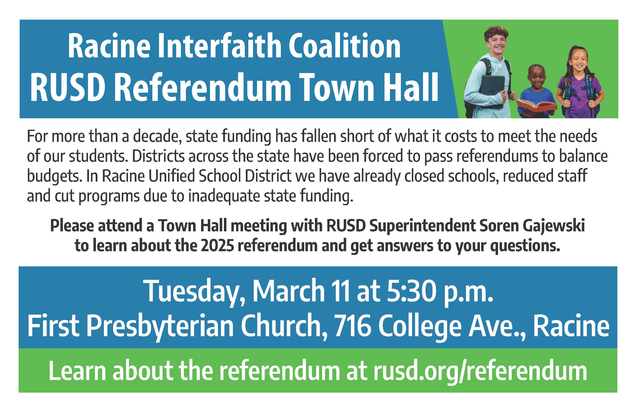 2025 Referendum | Racine Unified School District