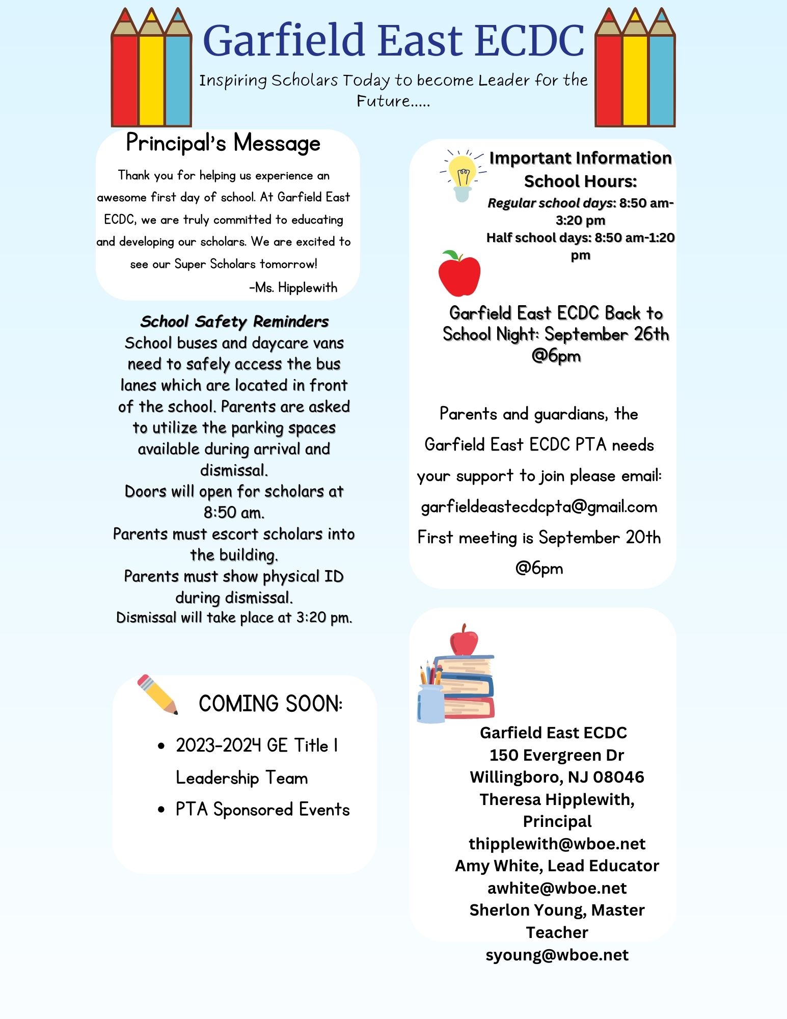 Documents | Garfield East Early Childhood Development Center